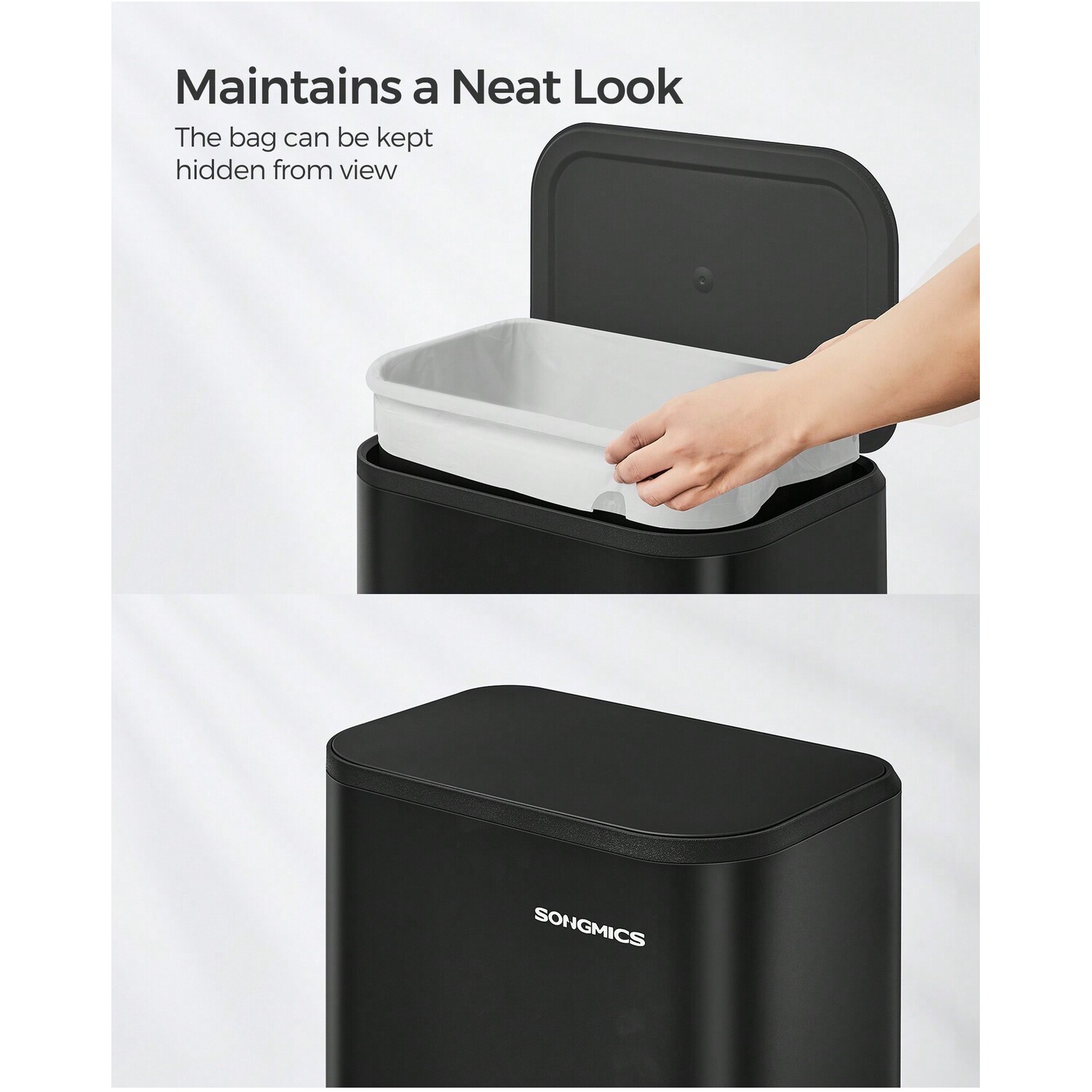 SONGMICS 20L Soft-Close Pedal Kitchen Bin