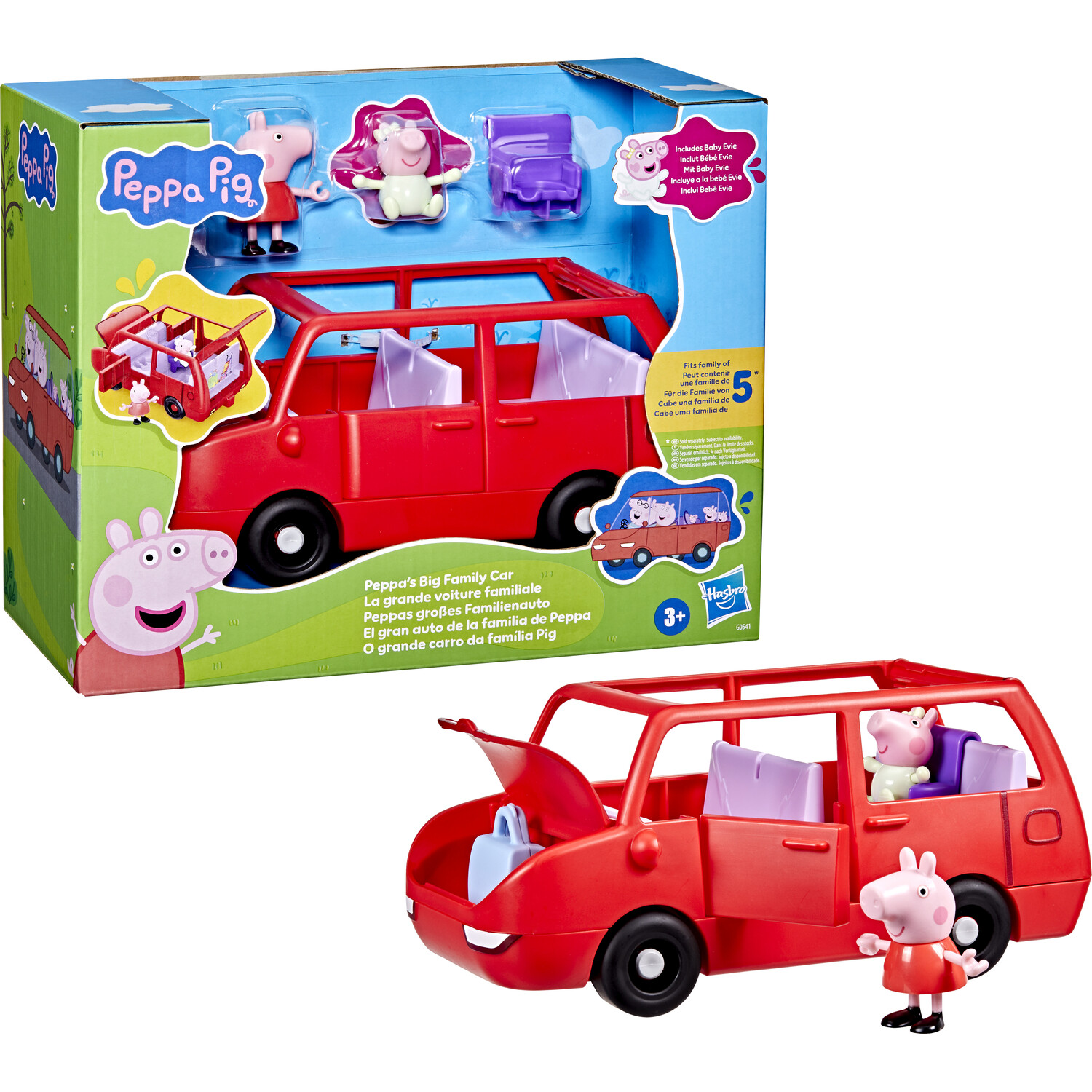 Peppa Pig Big Family Car Toy Set