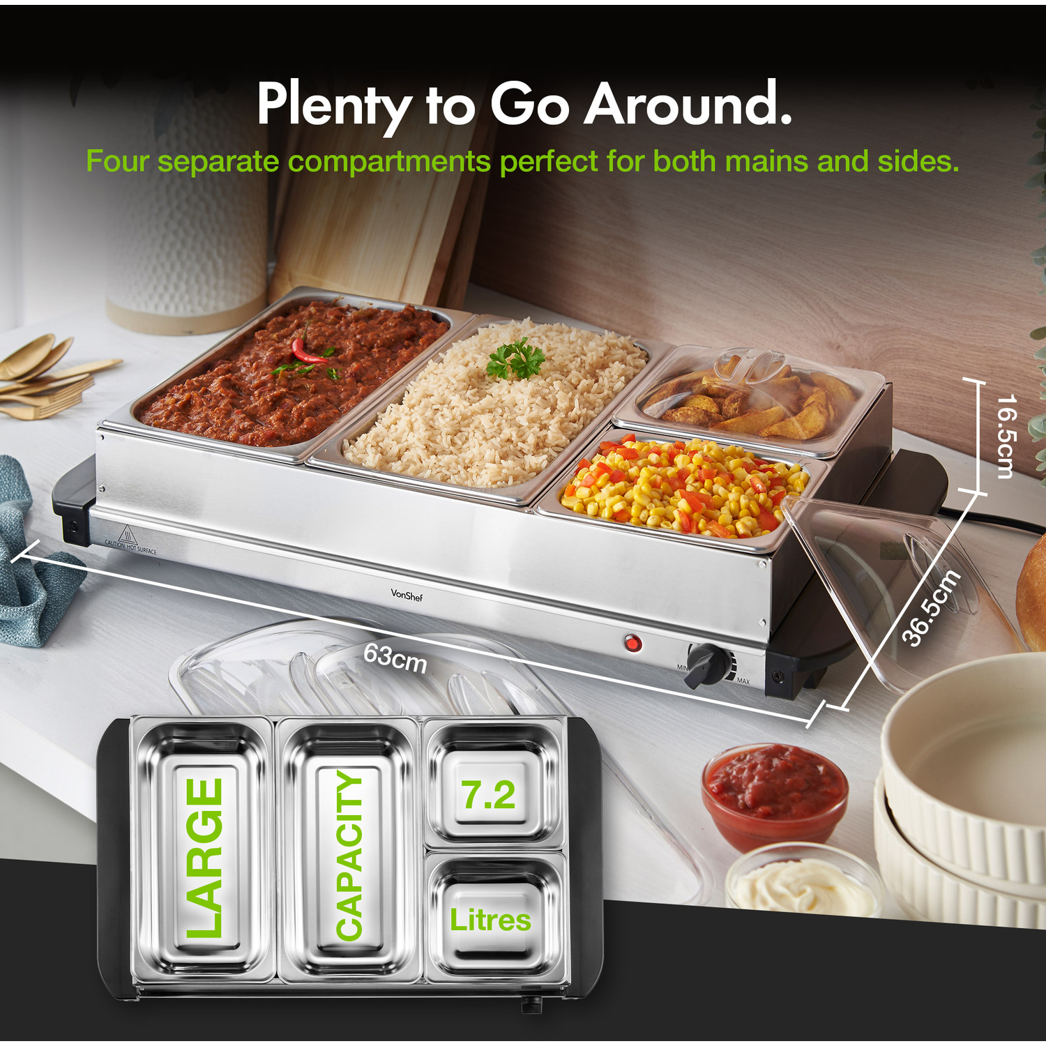 Tabletop Food Warmer for Buffet