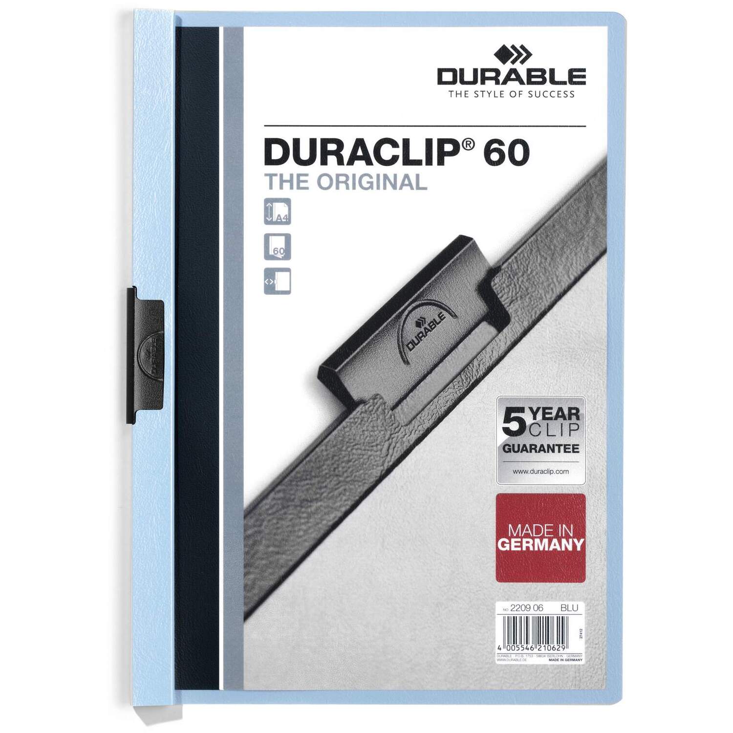 DURACLIP 60 A4 Clip Folder