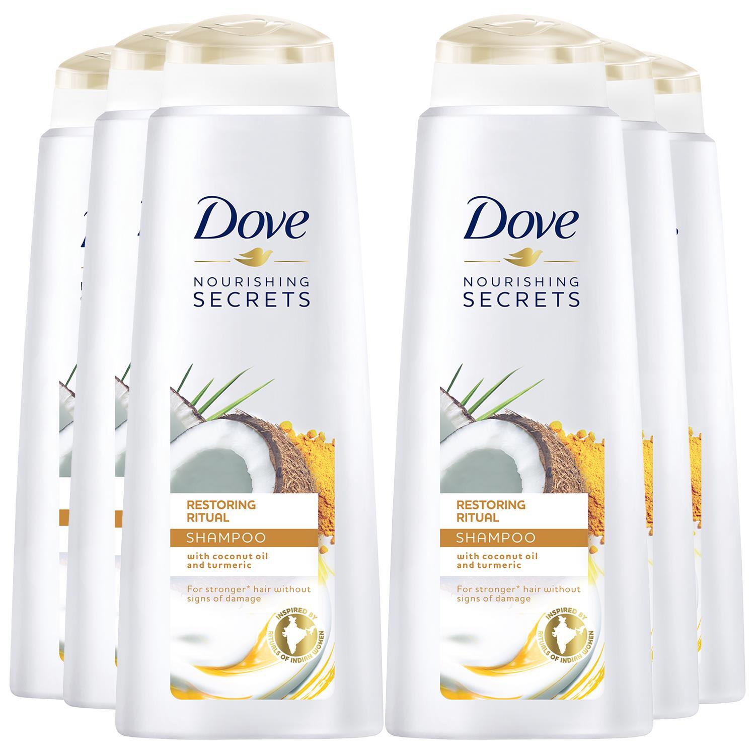 Dove Nourishing Secrets Restoring Ritual Shampoo with Coconut Oil, 400ml