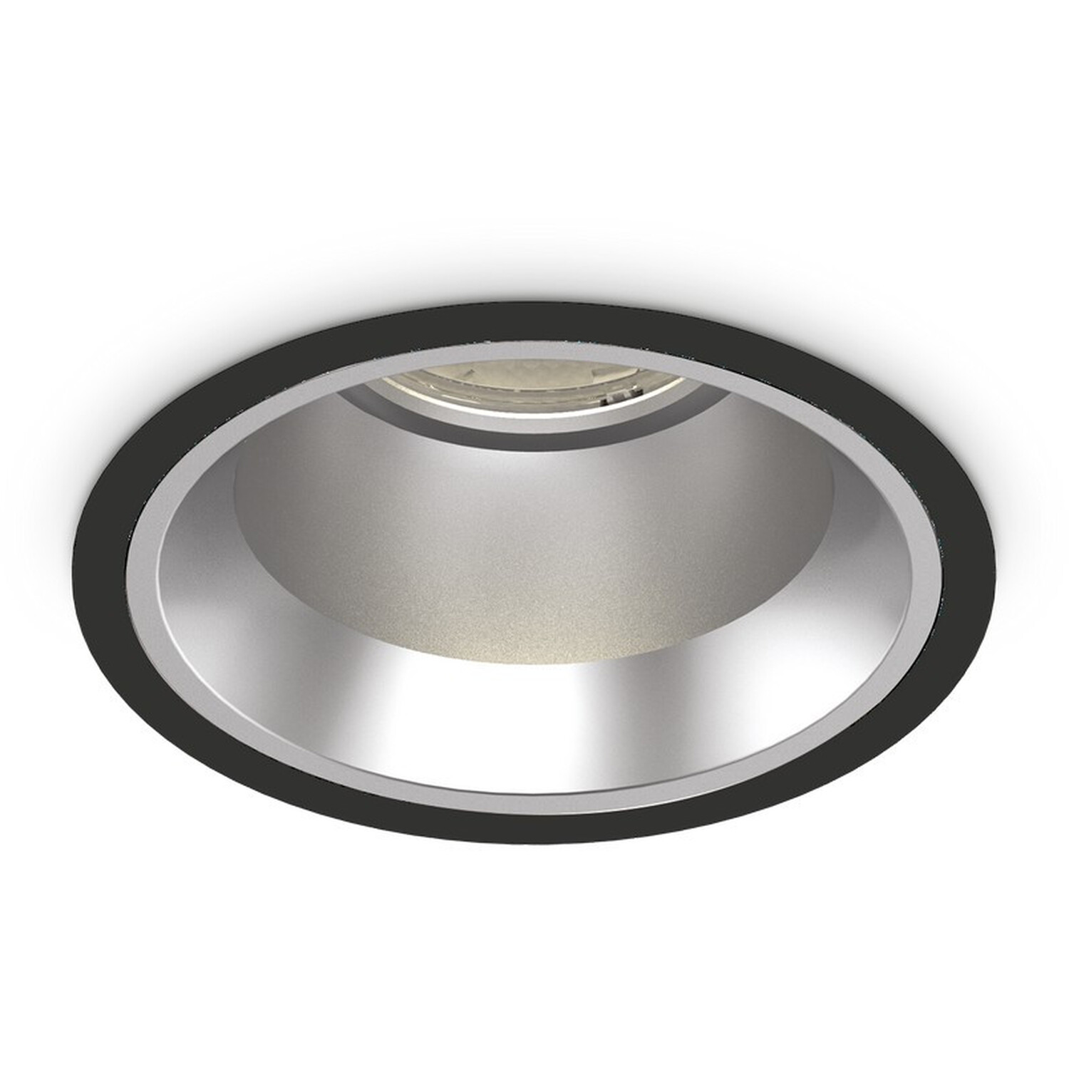 Off Round Recessed Downlight Black 16.2cm 4000K