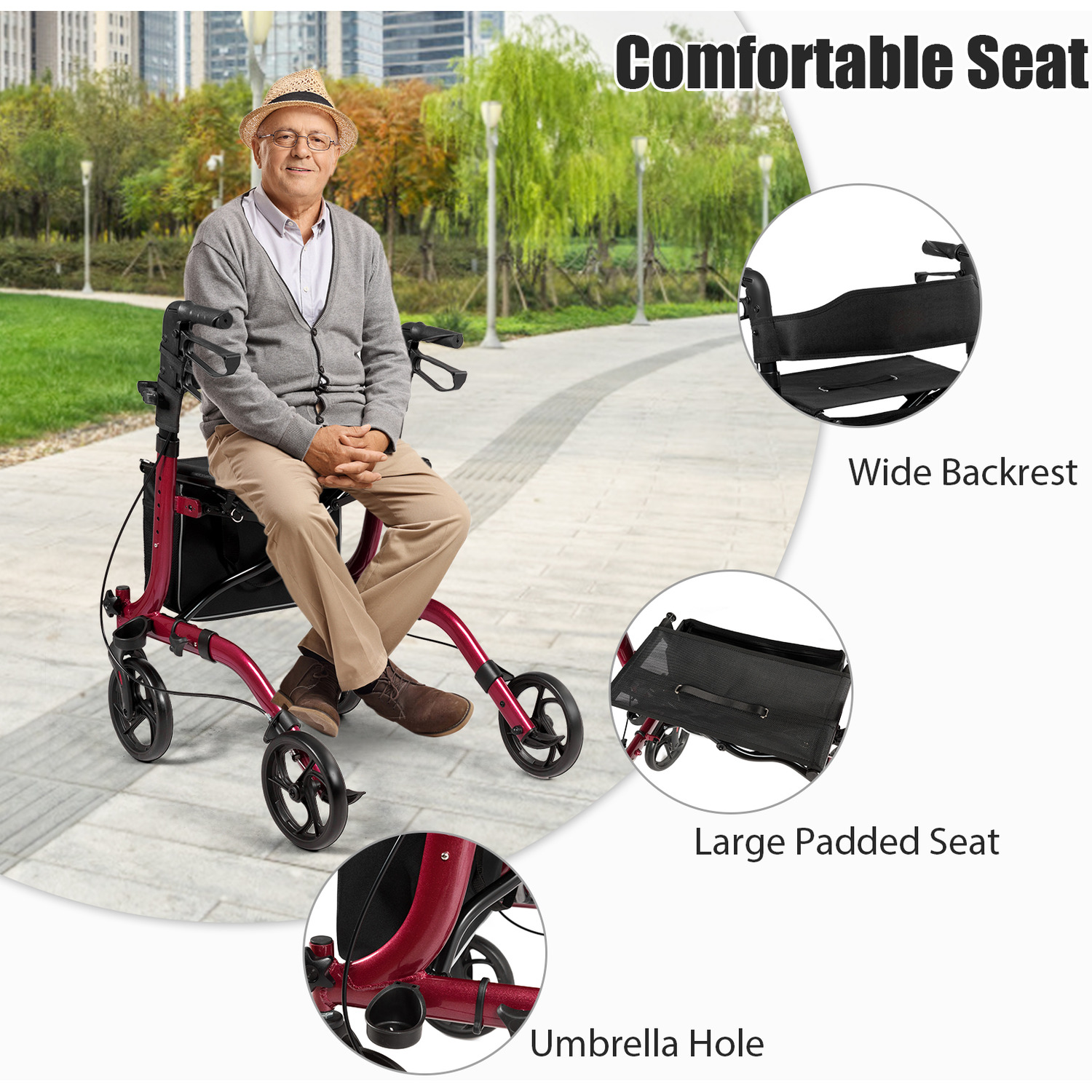 Lightweight Compact Medical Walker