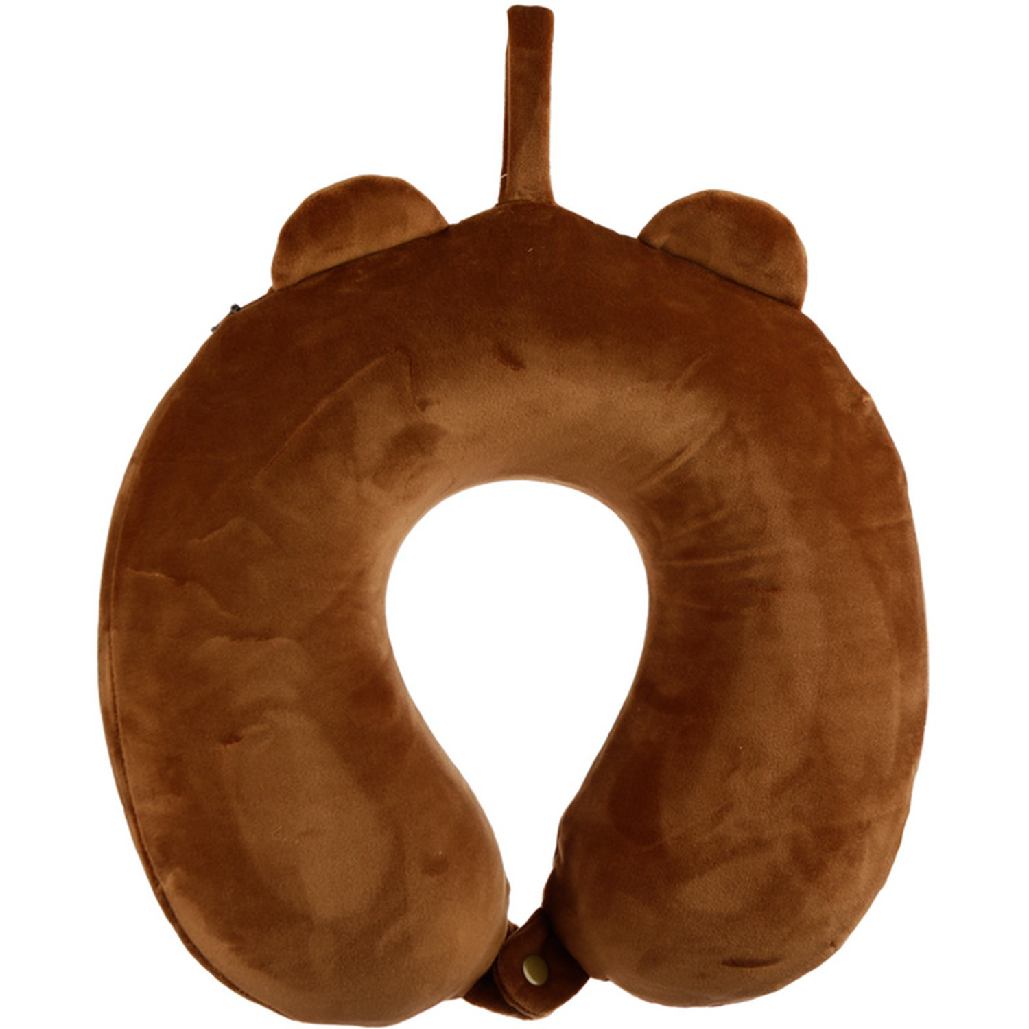 Relaxeazzz Memory Foam Plush Travel Pillow - Bear