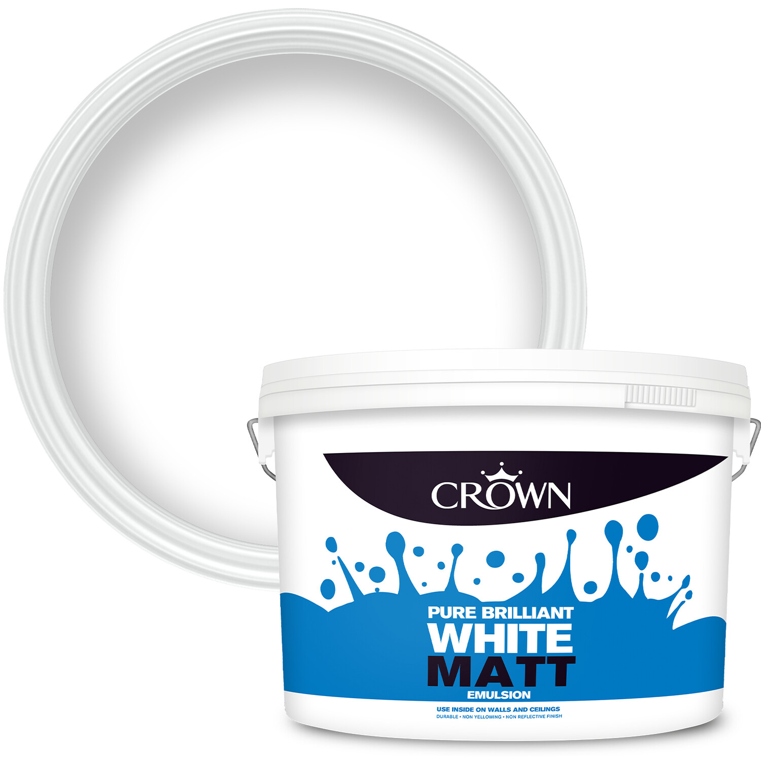 Crown Standard Matt Emulsion Pure Brilliant White