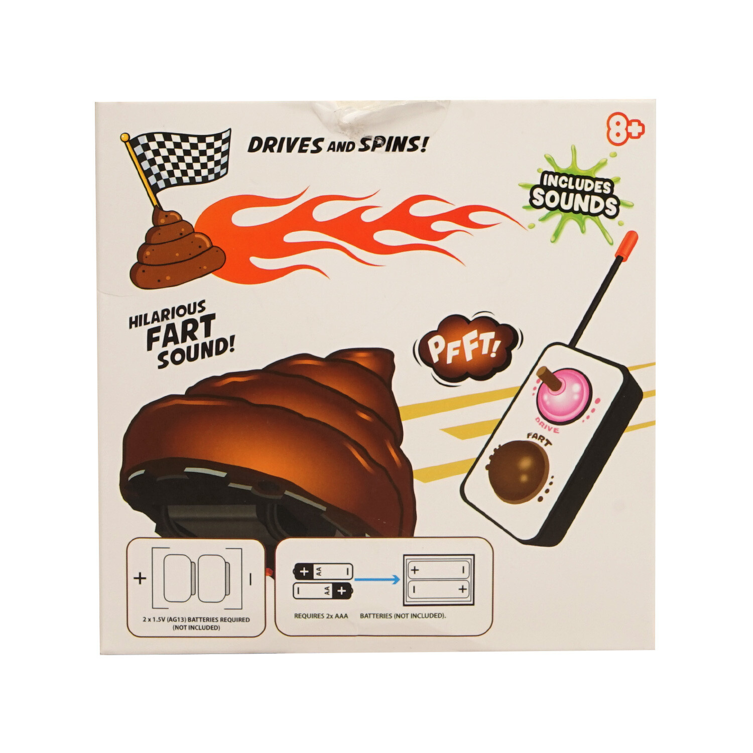Fart and Furious Remote Control Poo