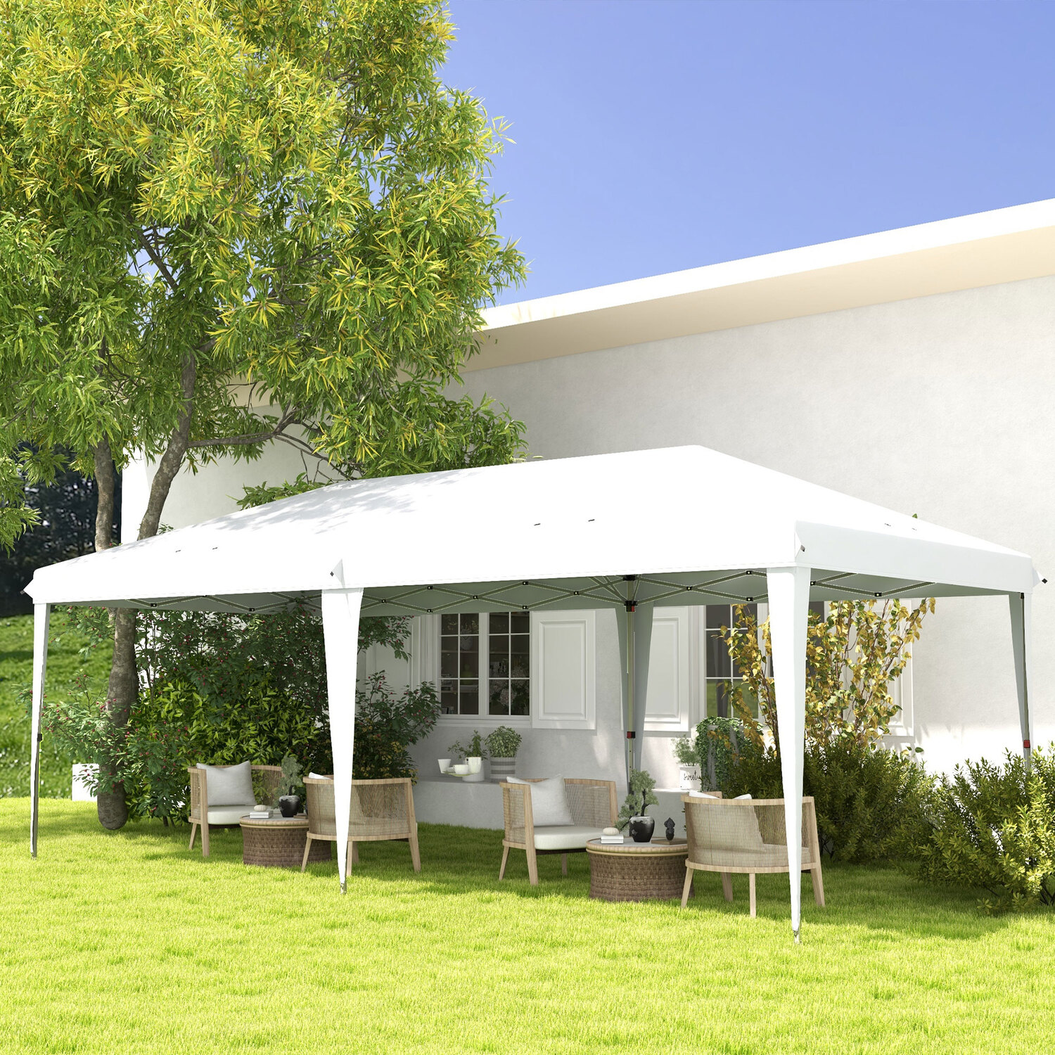 Garden Large Gazebo Pop Up Gazebo 84C-118V03WT