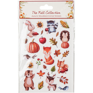 Autumn Woodland Animal Stickers