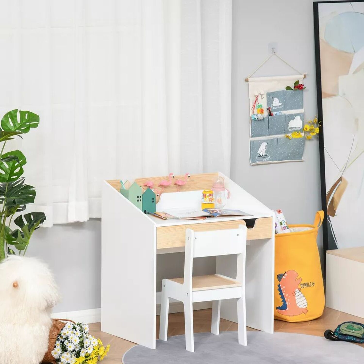 Table and Chair Kids Desk