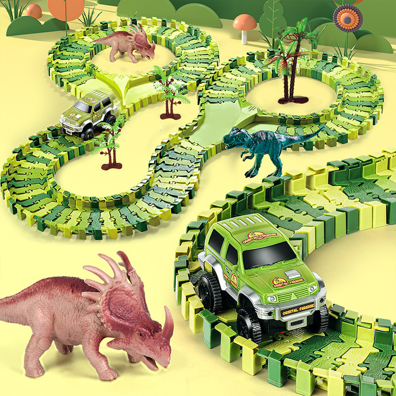 Dino World Safari Track Set