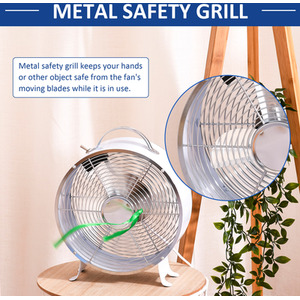 26cm 2 Speed Electric Fan with Safe Guard
