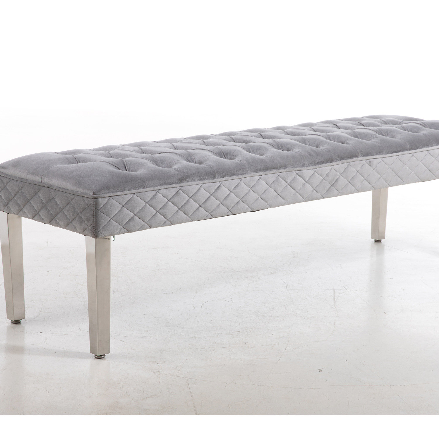 Precious Velvet Bench Footstool 155cm
