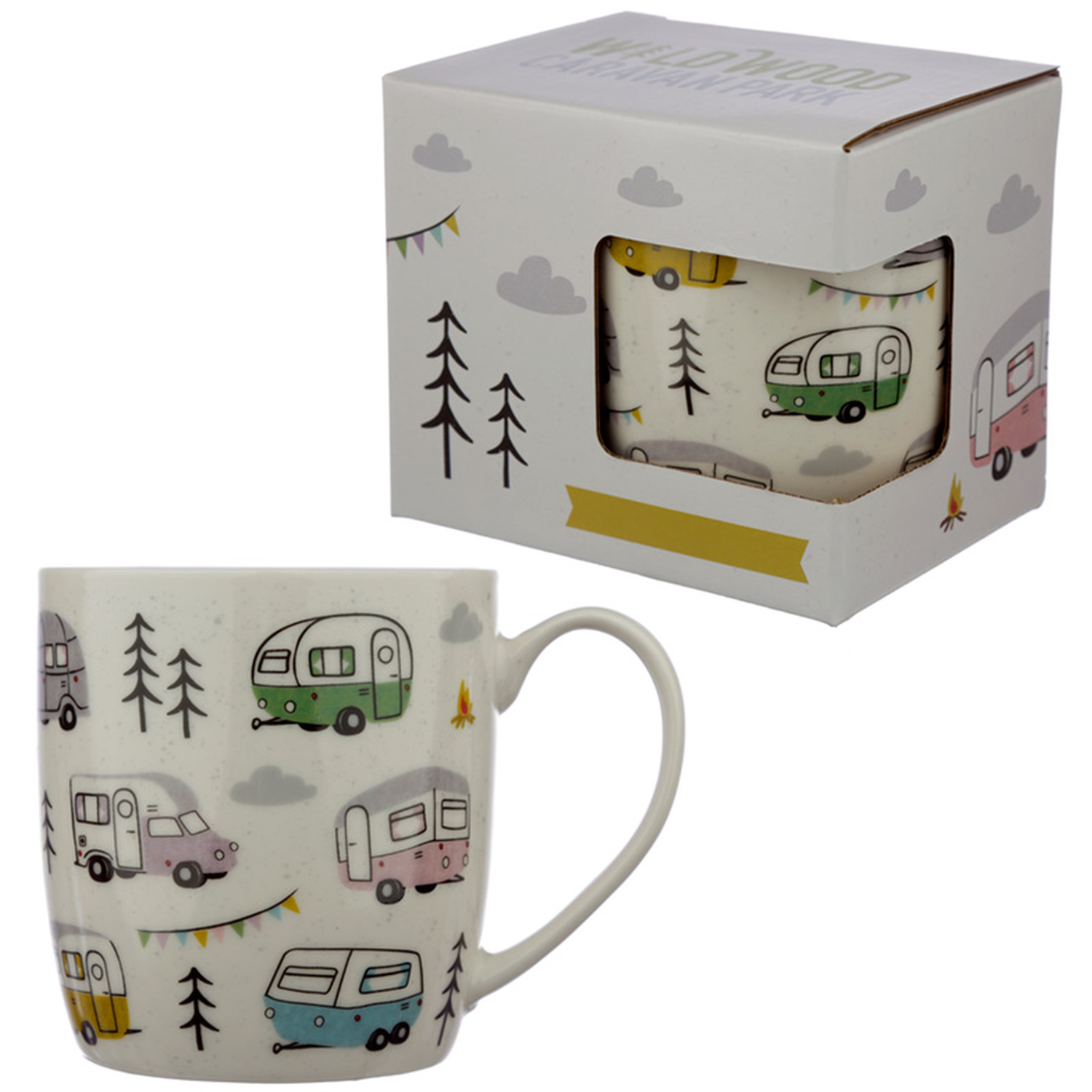 Novelty Porcelain Mug - Wildwood Caravan