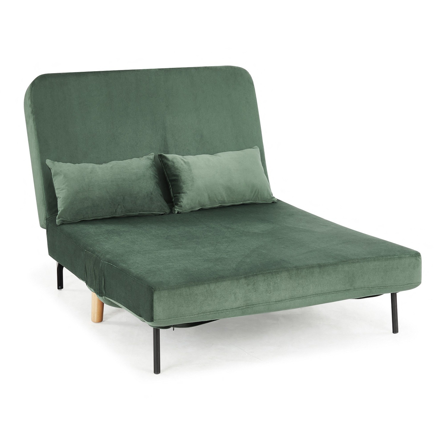 George Velvet double Futon Sofa Bed