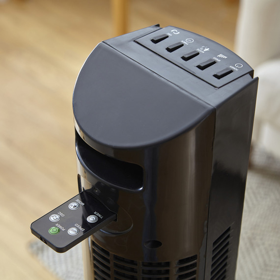 Neo 46 inch Black Free Standing Tower Fan