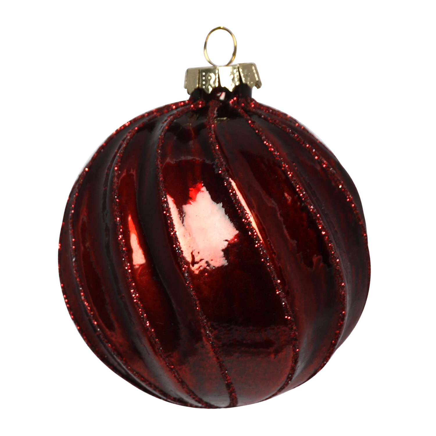Shiny Swirl Bauble