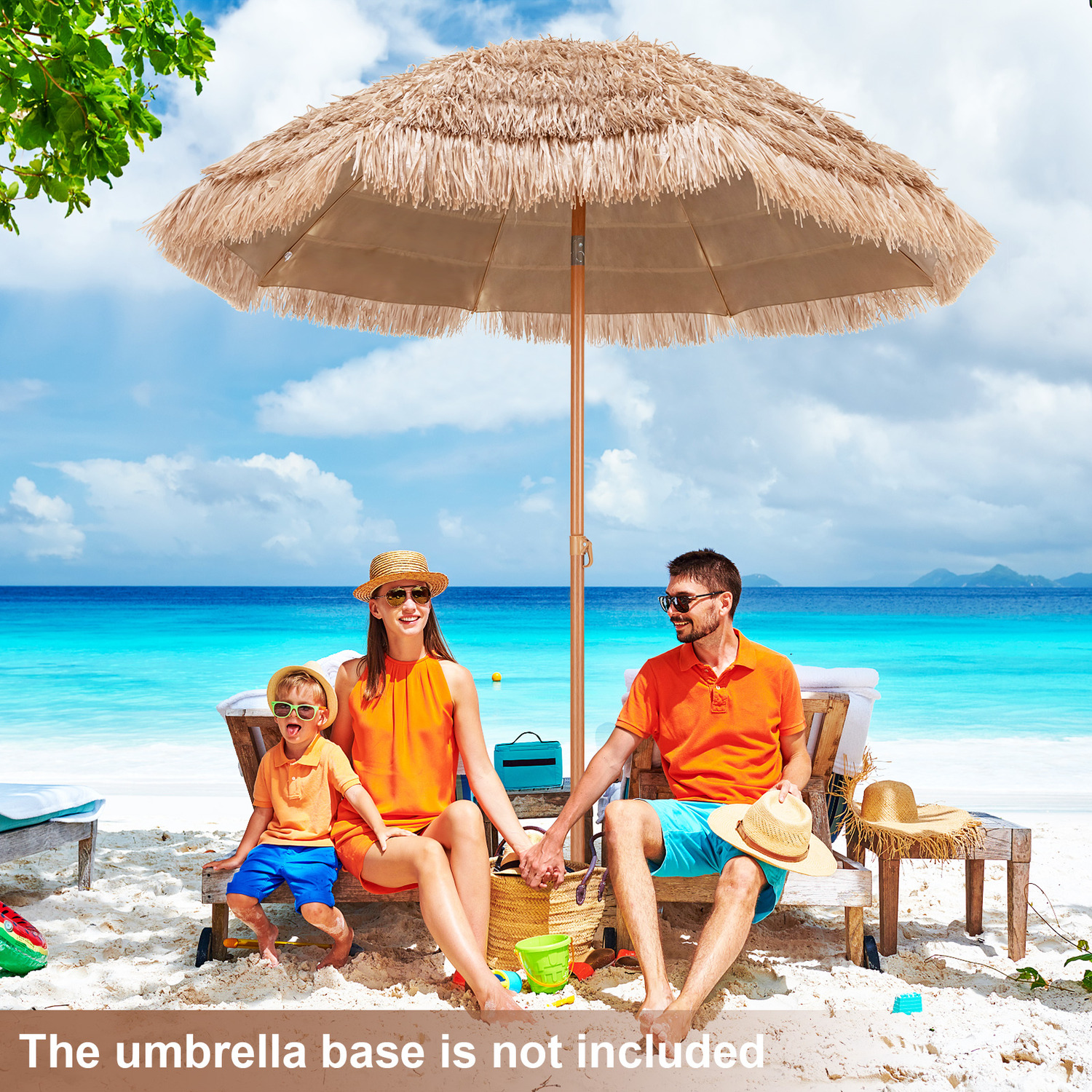 Thatched Tiki Patio Parasol