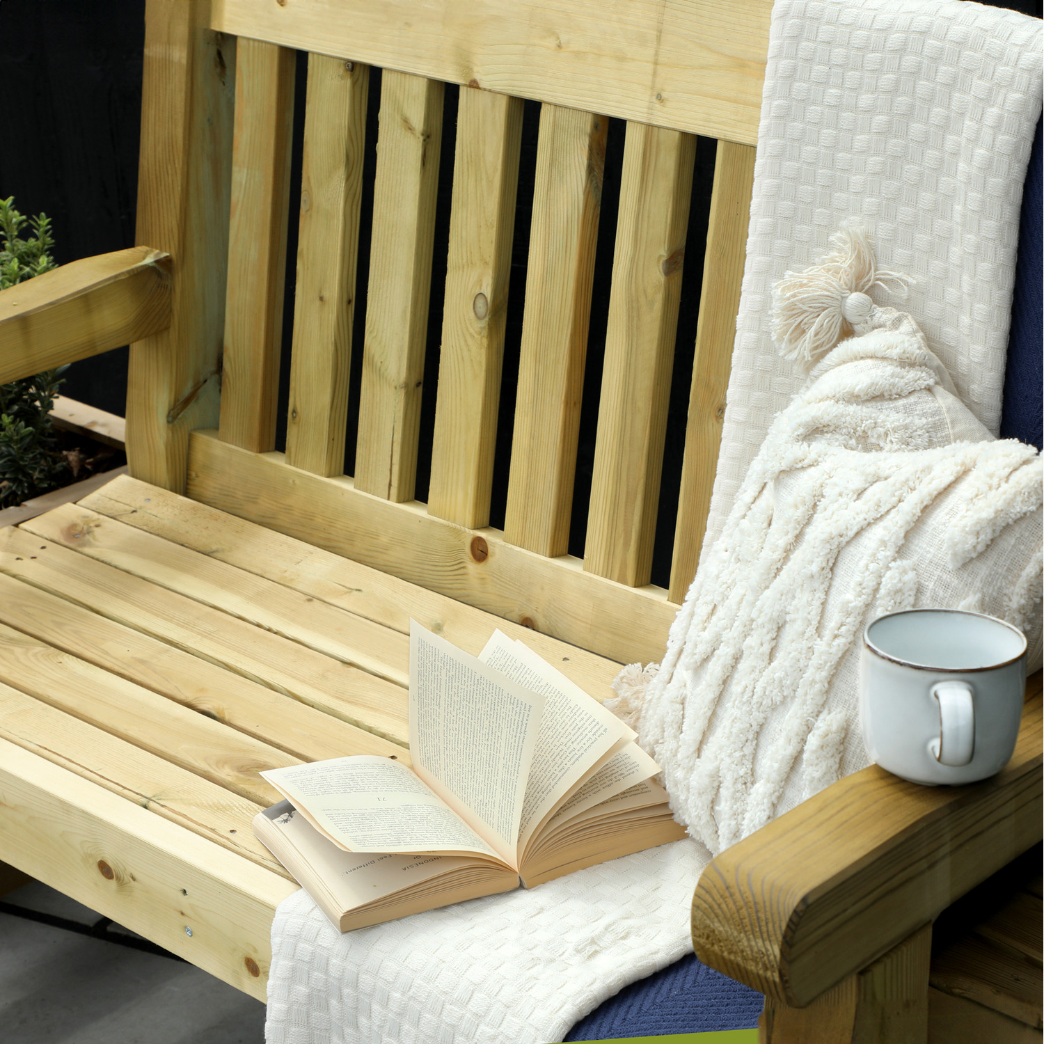 Carlton 2 Seater 4ft Bench Pressure Treated