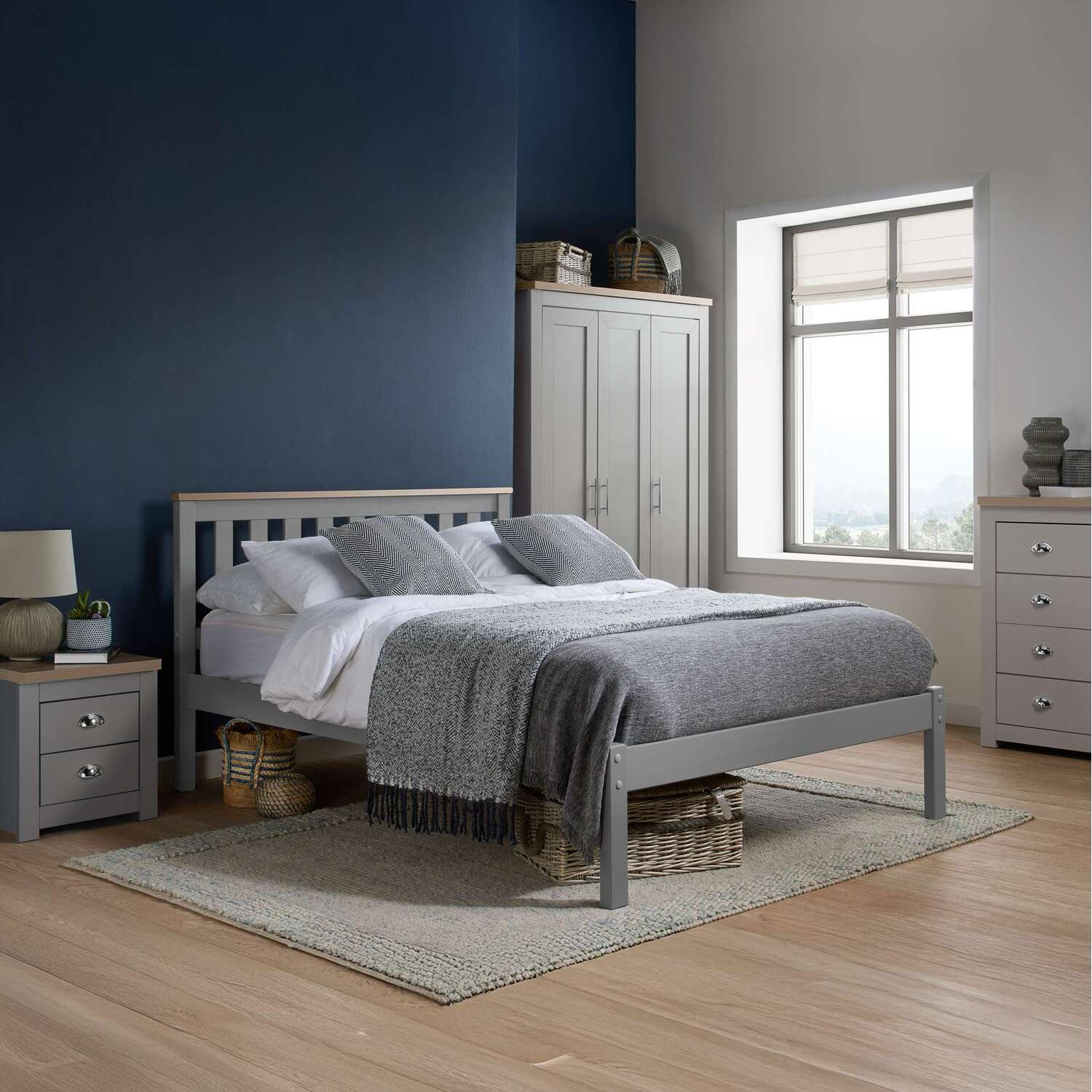 Highgate 2 Drawer Bedside