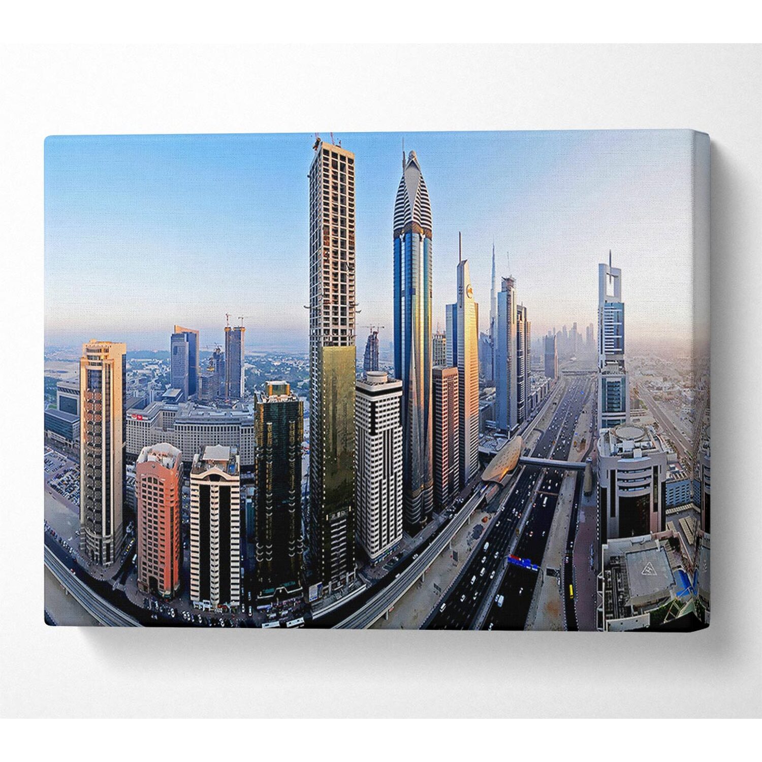 Dubai Building Blocks Canvas Print Wall Art