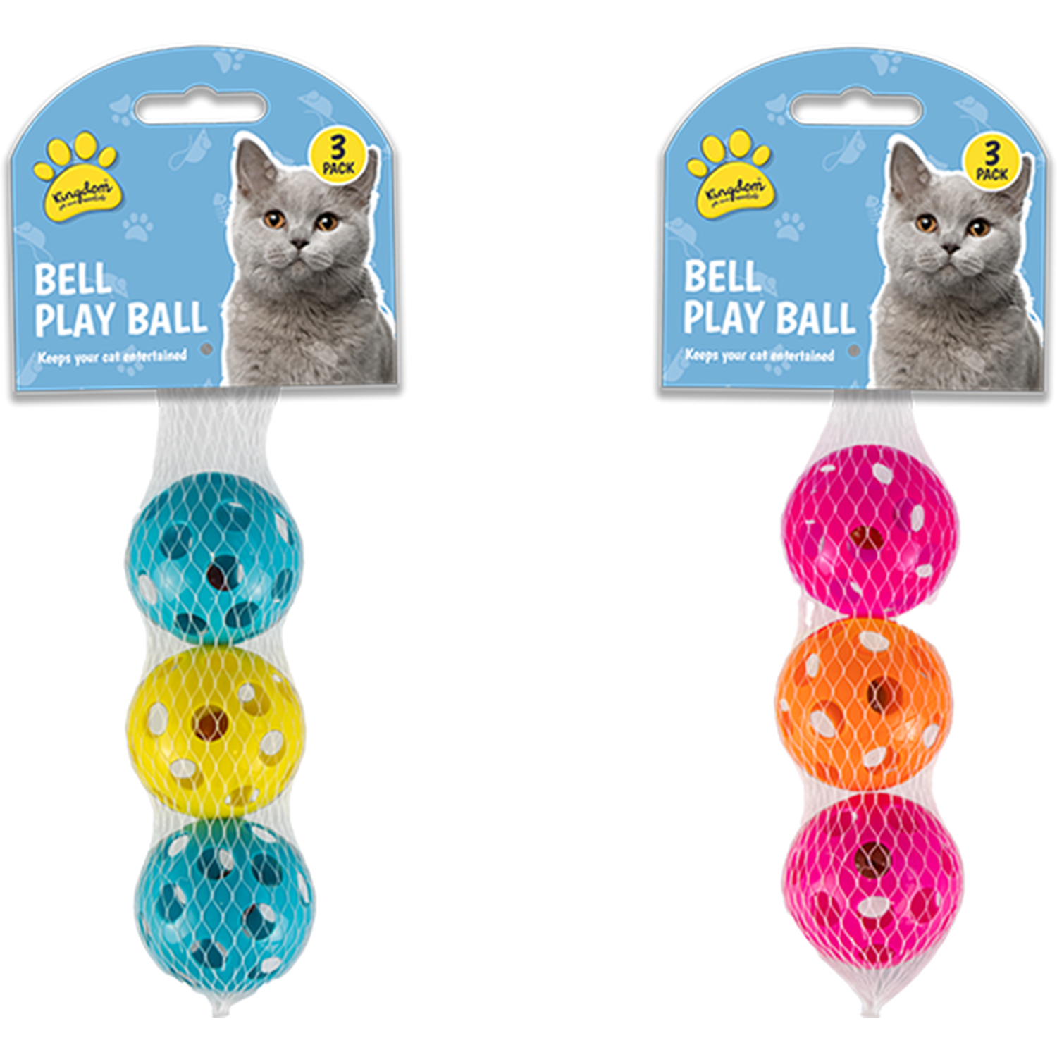 Cat Bell Balls 3 Pack