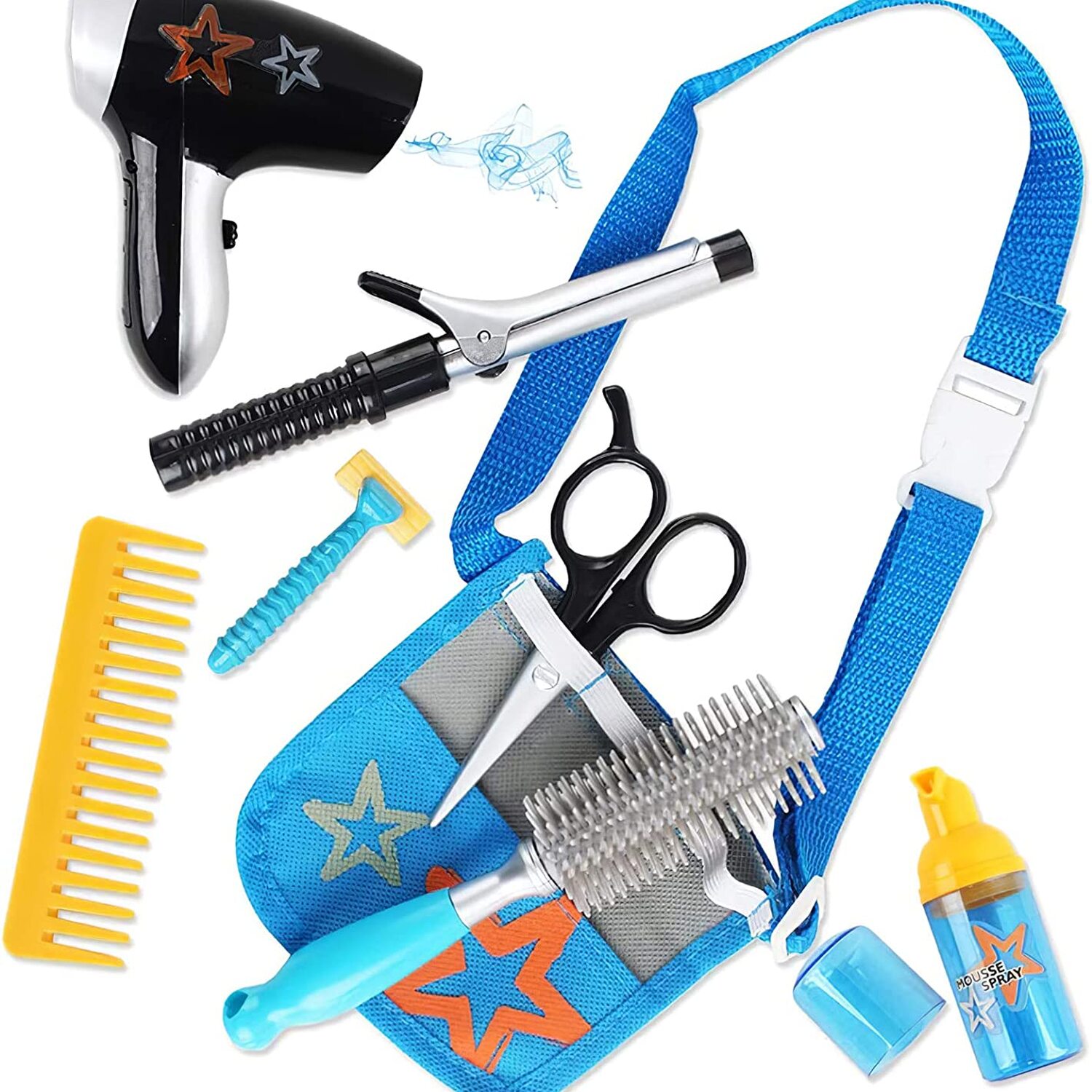 Stylist Hairdresser Barber Salon Role Play Set with Accessories