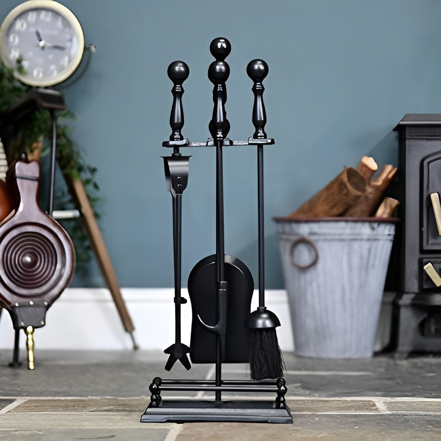 5 Piece Victorian Grip Companion Set Black