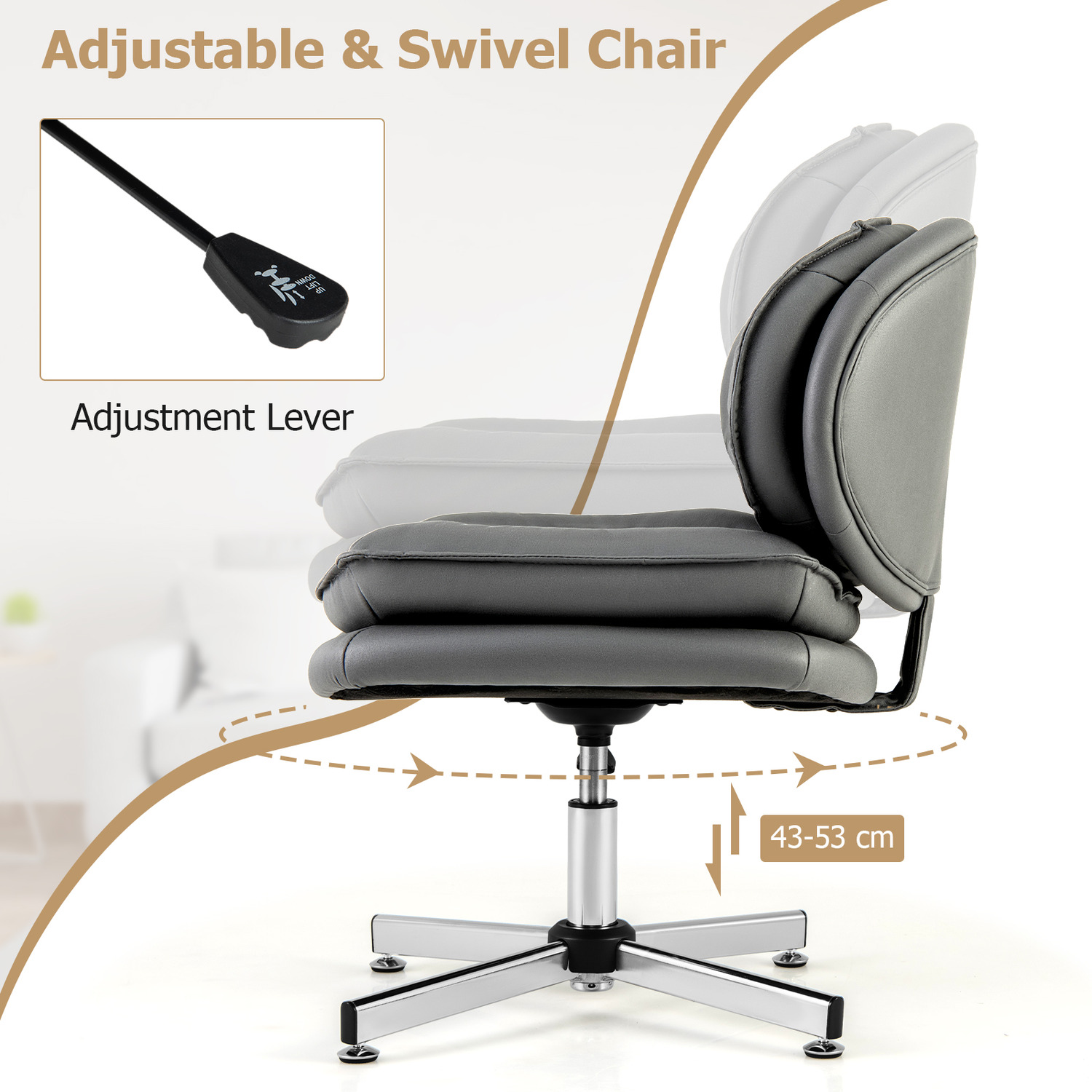Upholstered Computer Chair