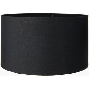 40cm Black Table Lampshade Poly Cotton Cylinder Drum Floor Lamp Shade