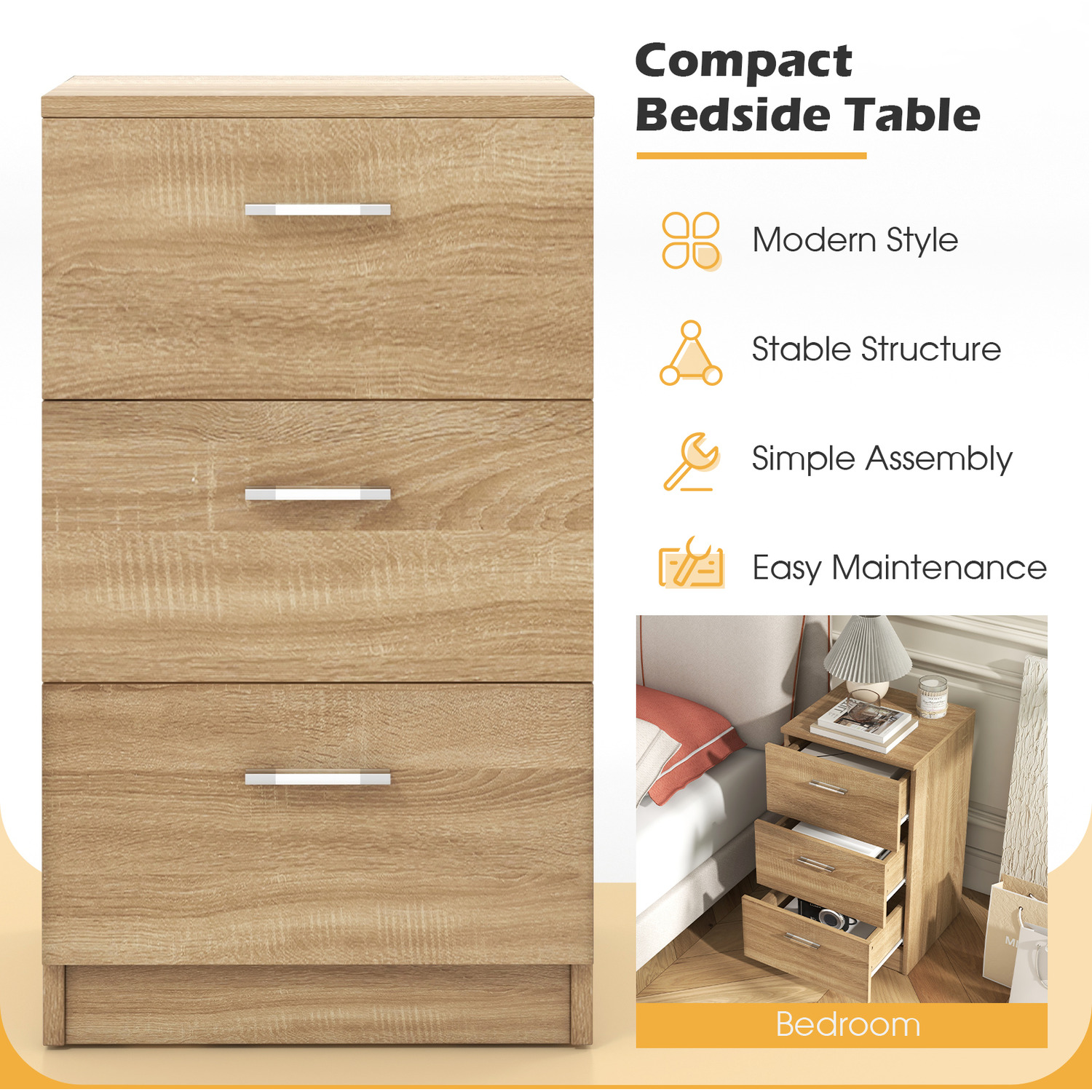 Bedside Table Dresser