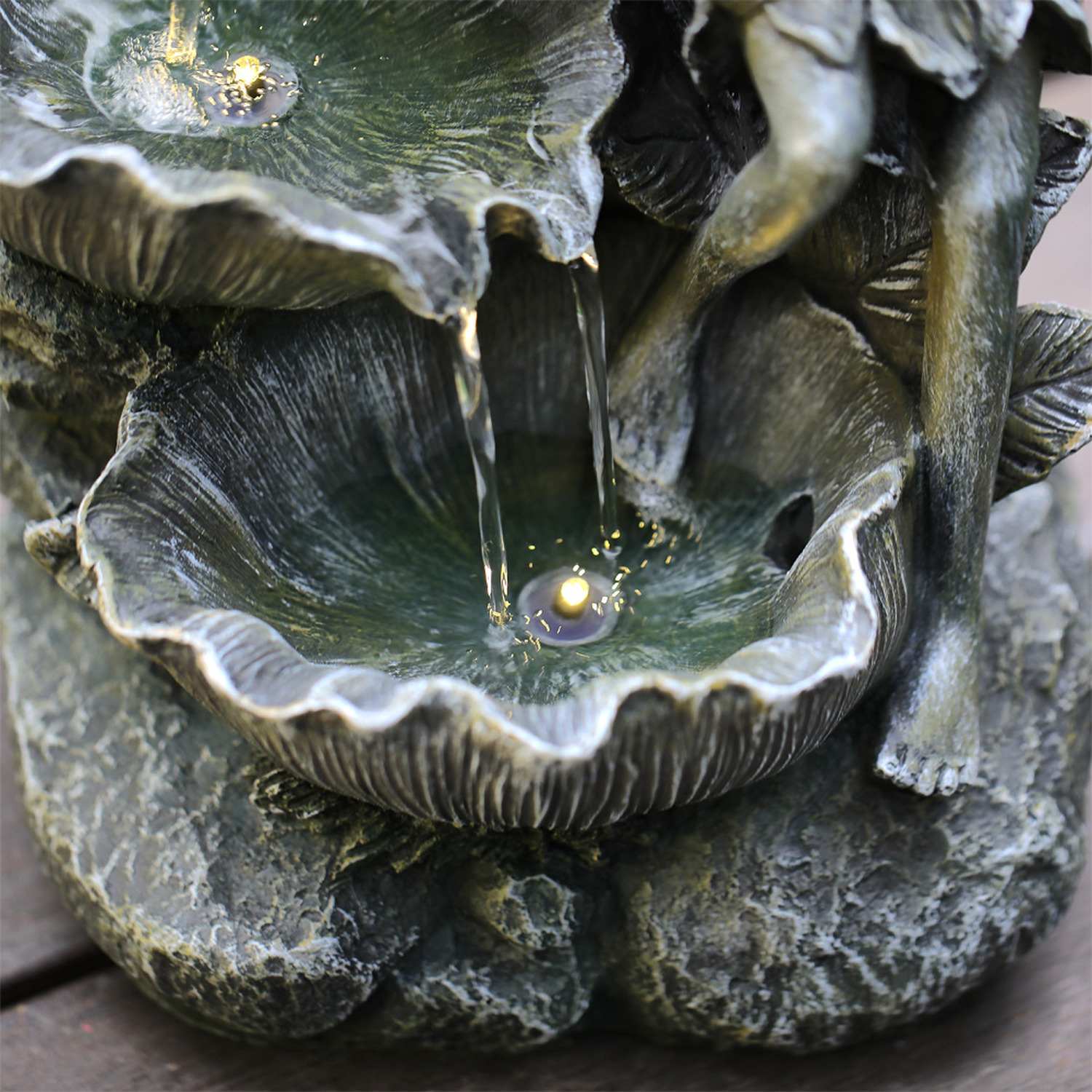 Garden Fairy Solar LED Water Feature