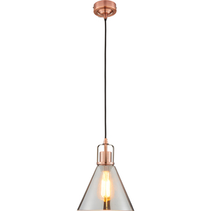 Clara Pendant Ceiling Light with Smoke Shade