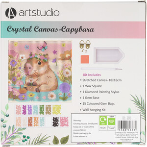 Capybara Crystal Canvas Kit