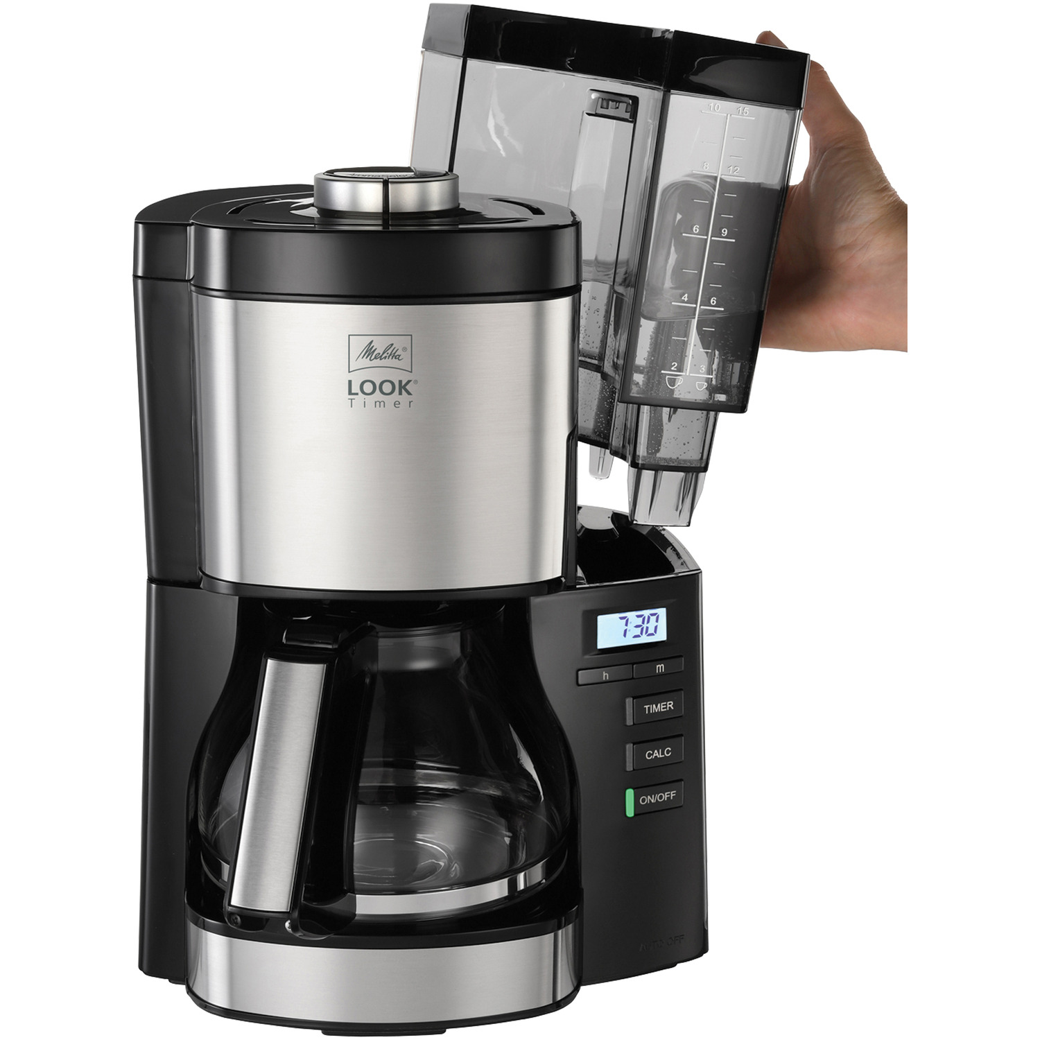 LOOK V Timer Filter Coffee Machine Black