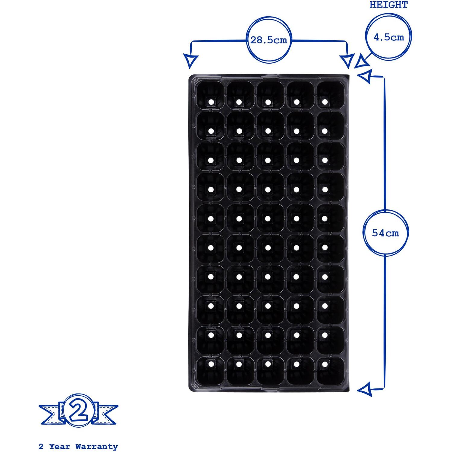 50 Cell Seed Tray Black