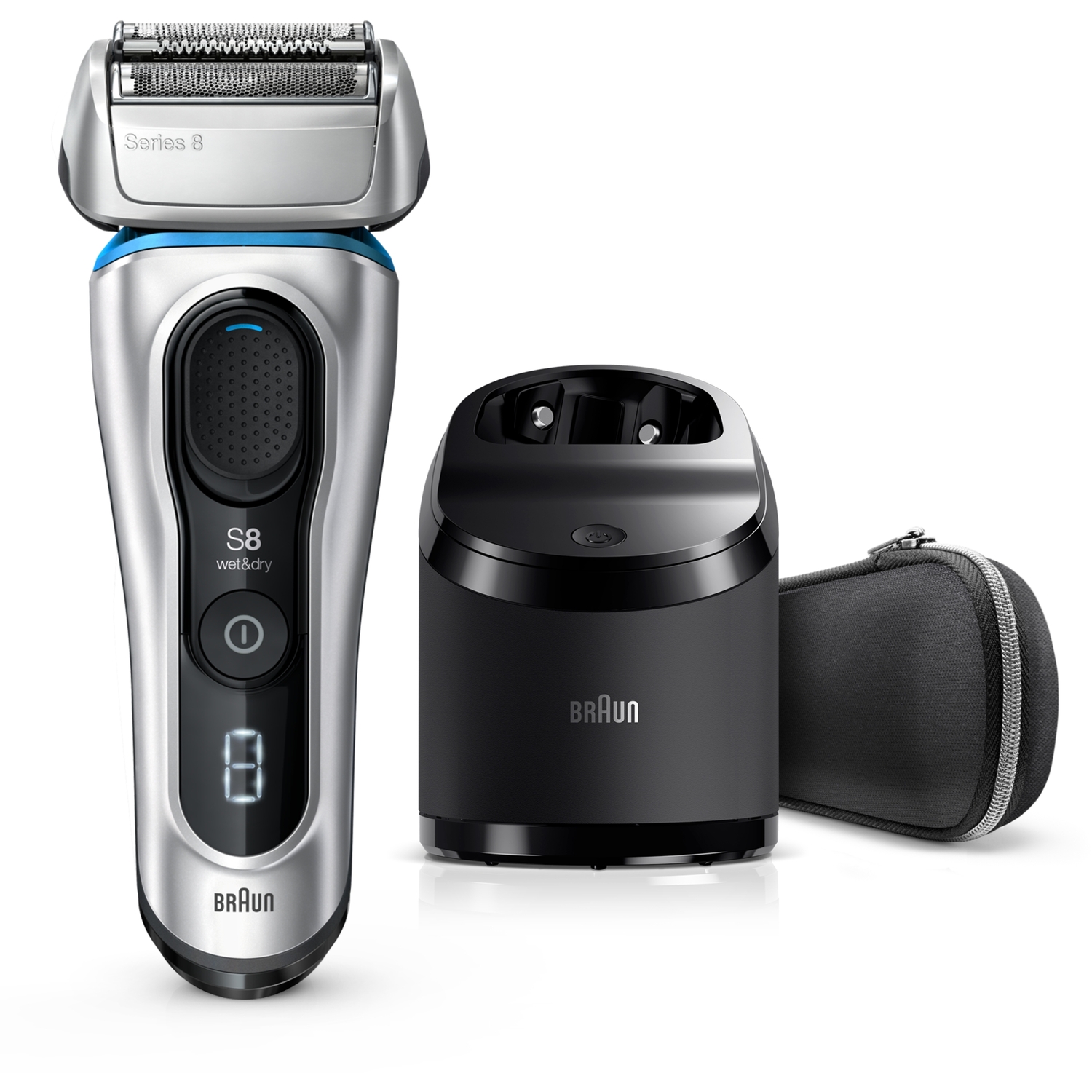 Braun Series 8 8390cc Next Generation, Electric Shaver, CleanCharge Station