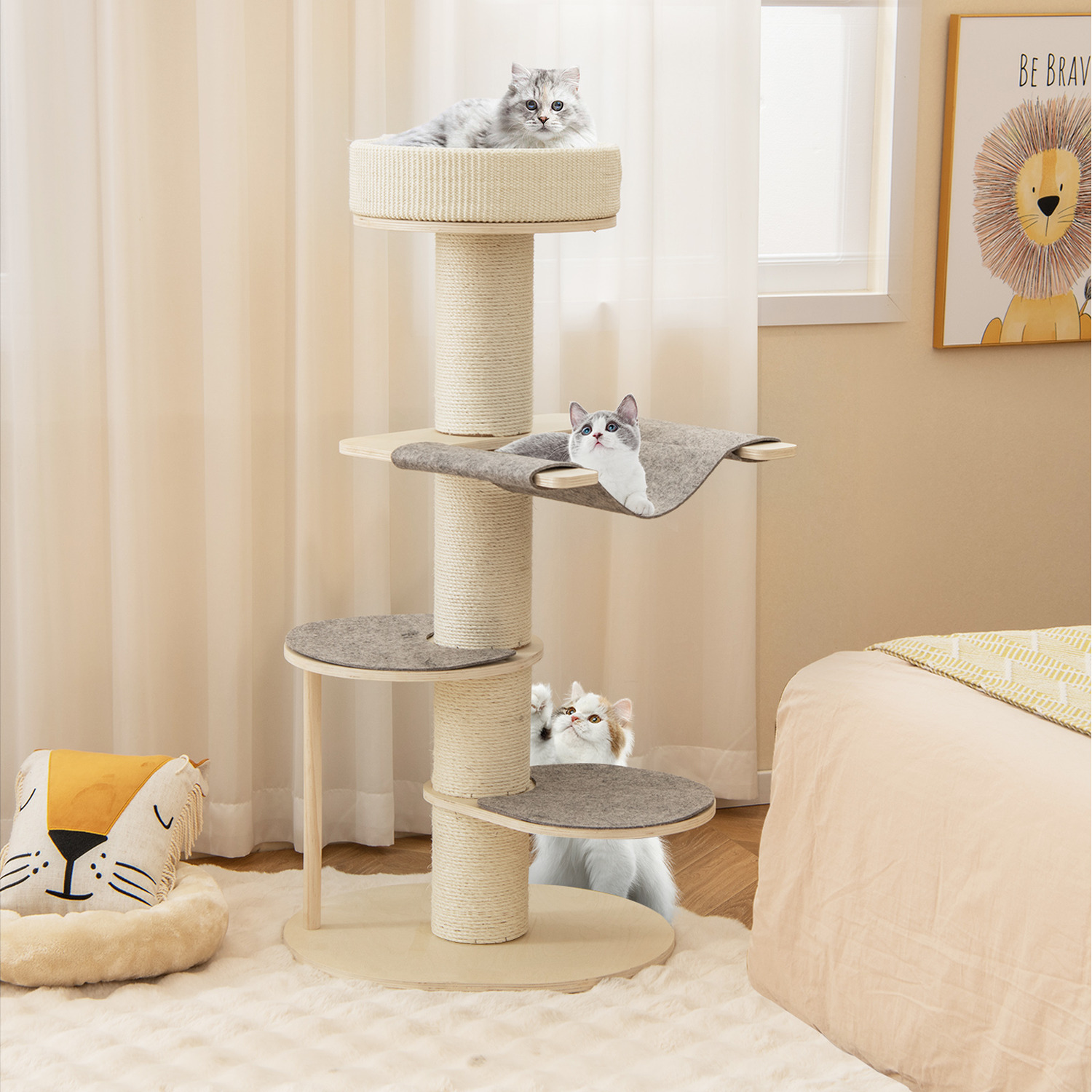 Cats Climbing Tower Cat Tree