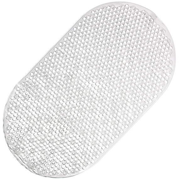 Bubble Plastic Bath Mat Clear