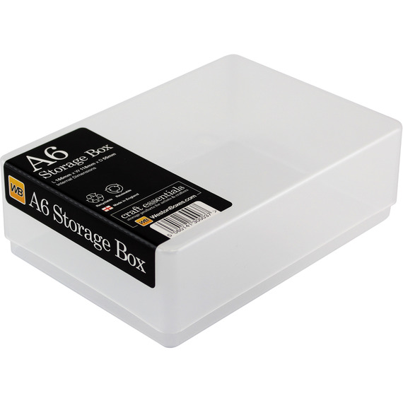 A6 Plastic Craft Storage Boxes for Art Supplies and Photos