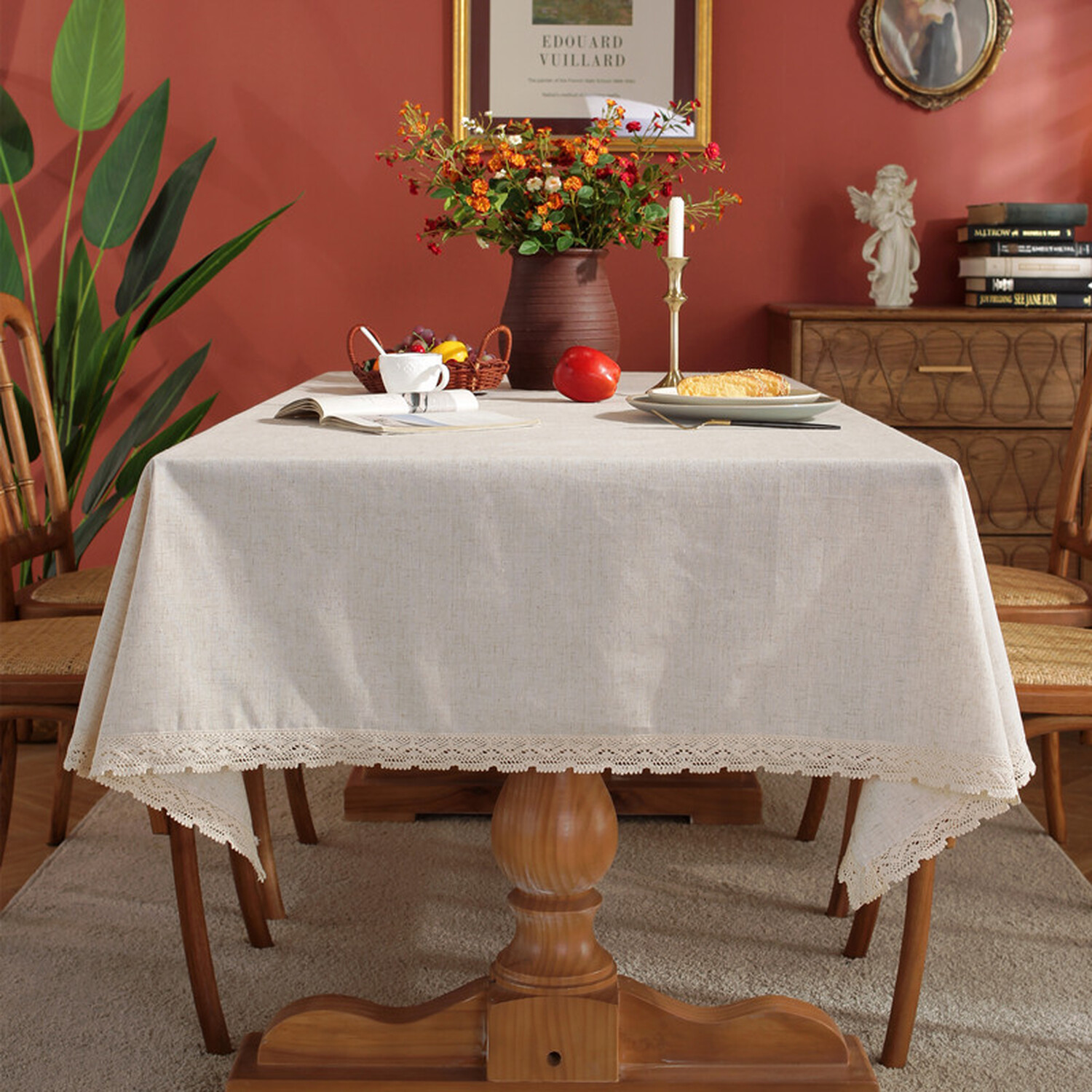 Natural Color Tablecloth