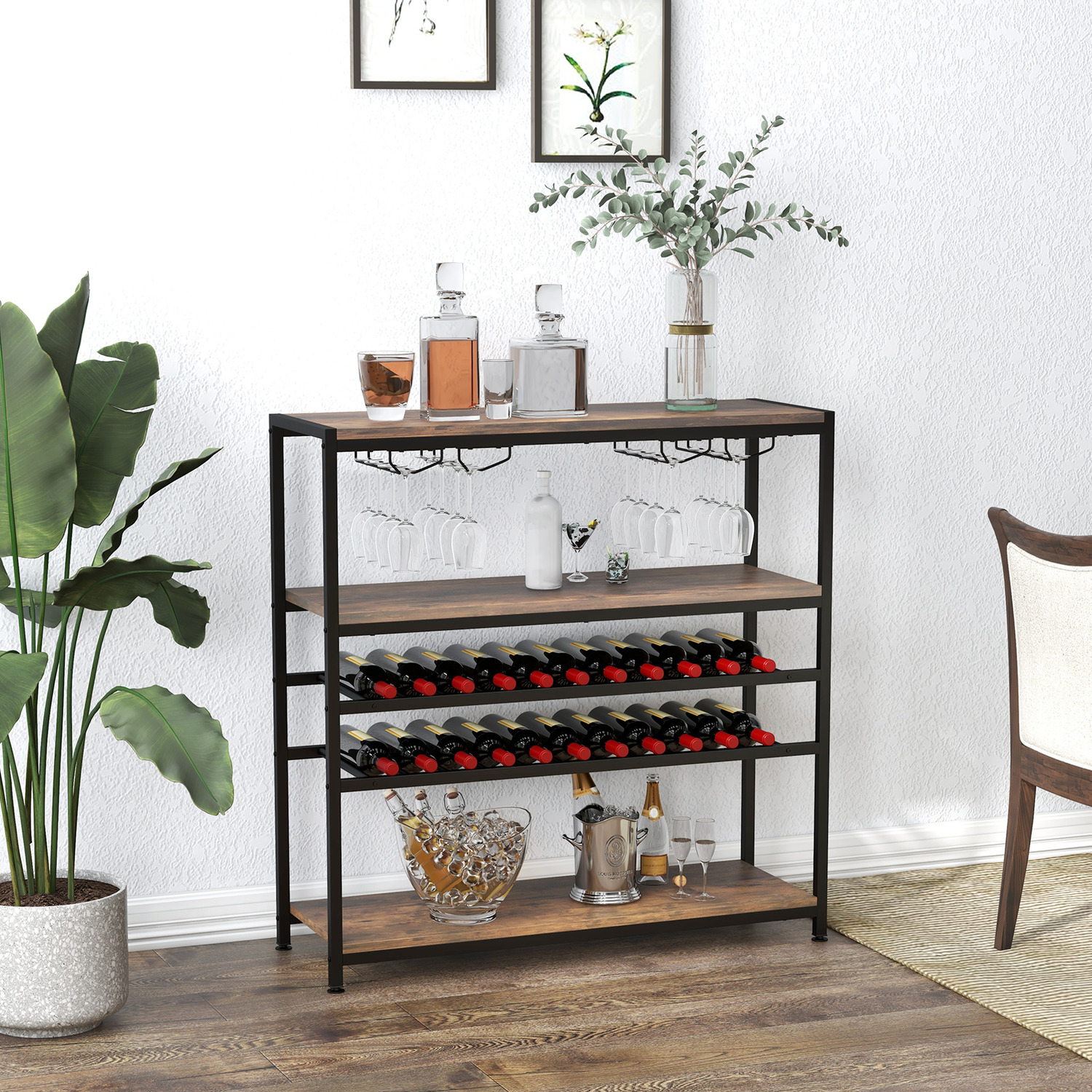 5-tier Wine Rack Table