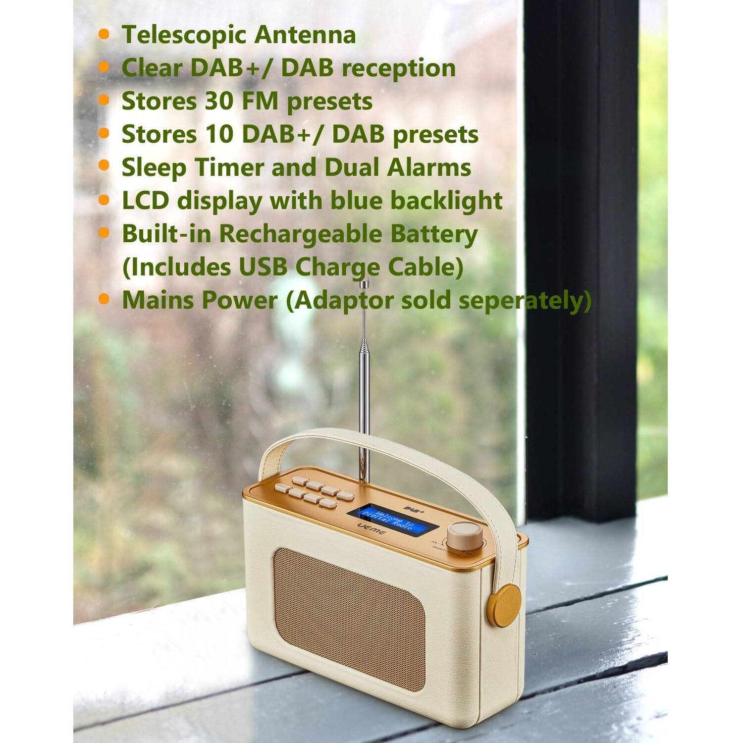 DAB Bluetooth Digital Radio