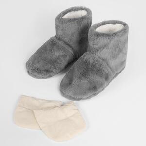 Microwavable Faux Fur Boot Slippers