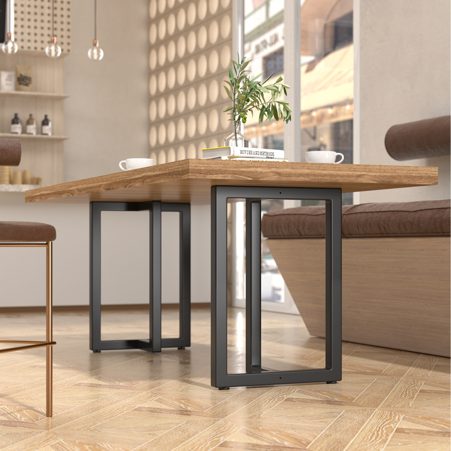 2 Piece Matel Table Legs Set
