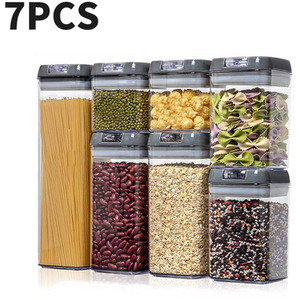 7-Piece Stackable Airtight Food Storage Containers Set