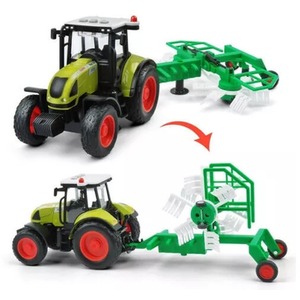2Pcs Farm Tractor Toy Truck Set