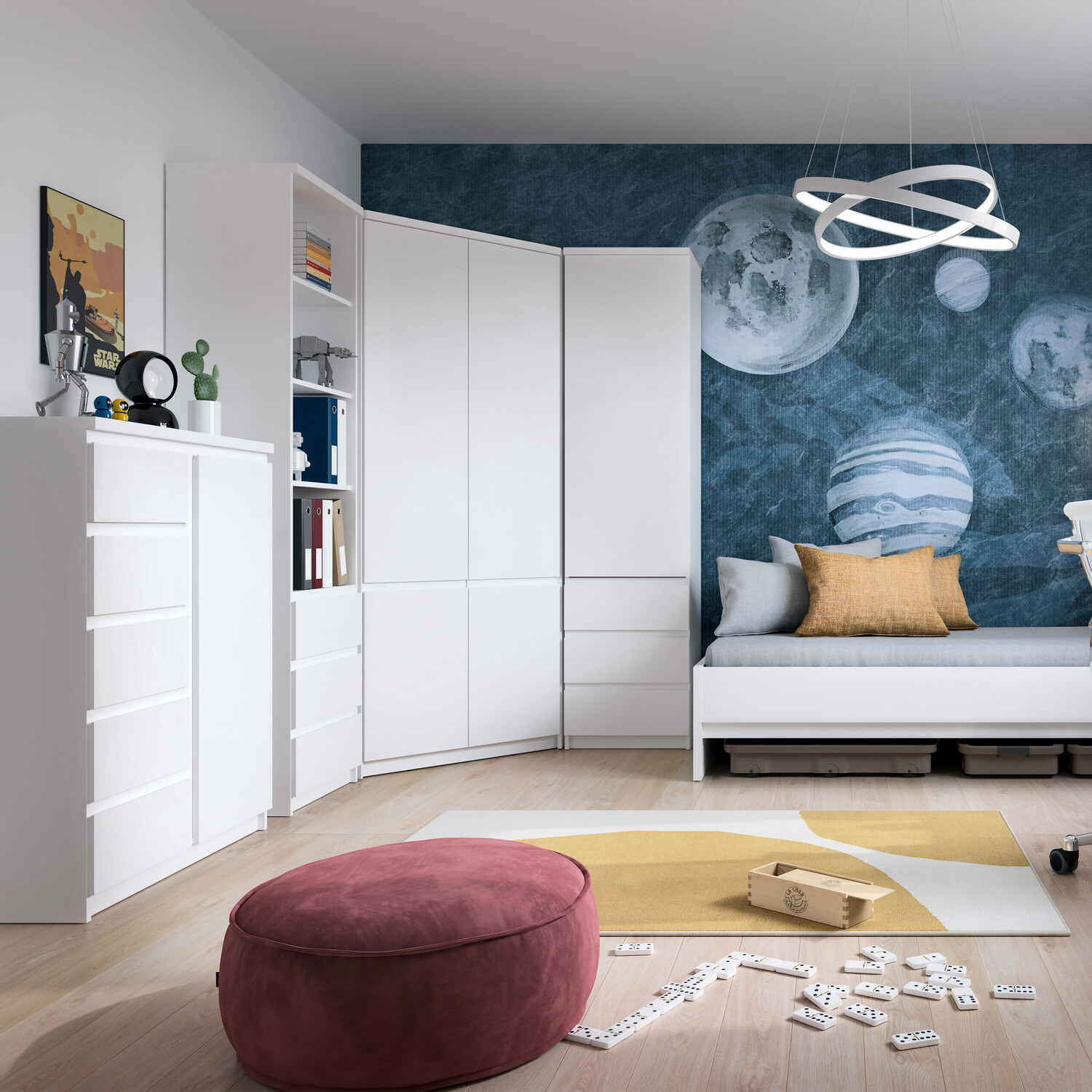 Fribo Corner Wardrobe