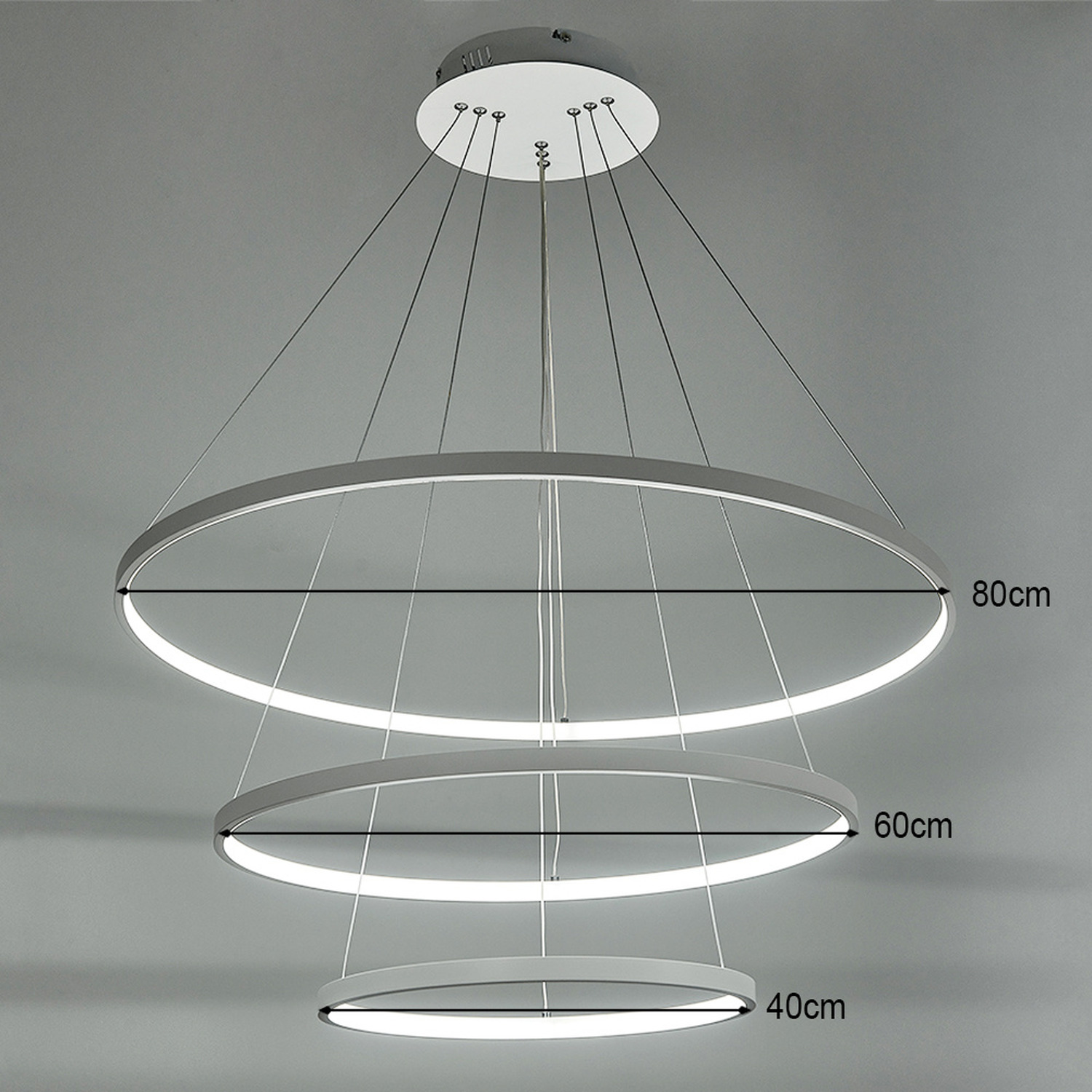 3 Tiered LED Pendant Light