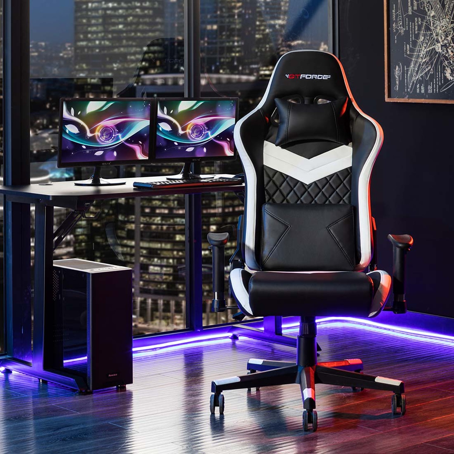 GTFORCE Evo SR Racing Reclining Swivel Office Gaming Chair