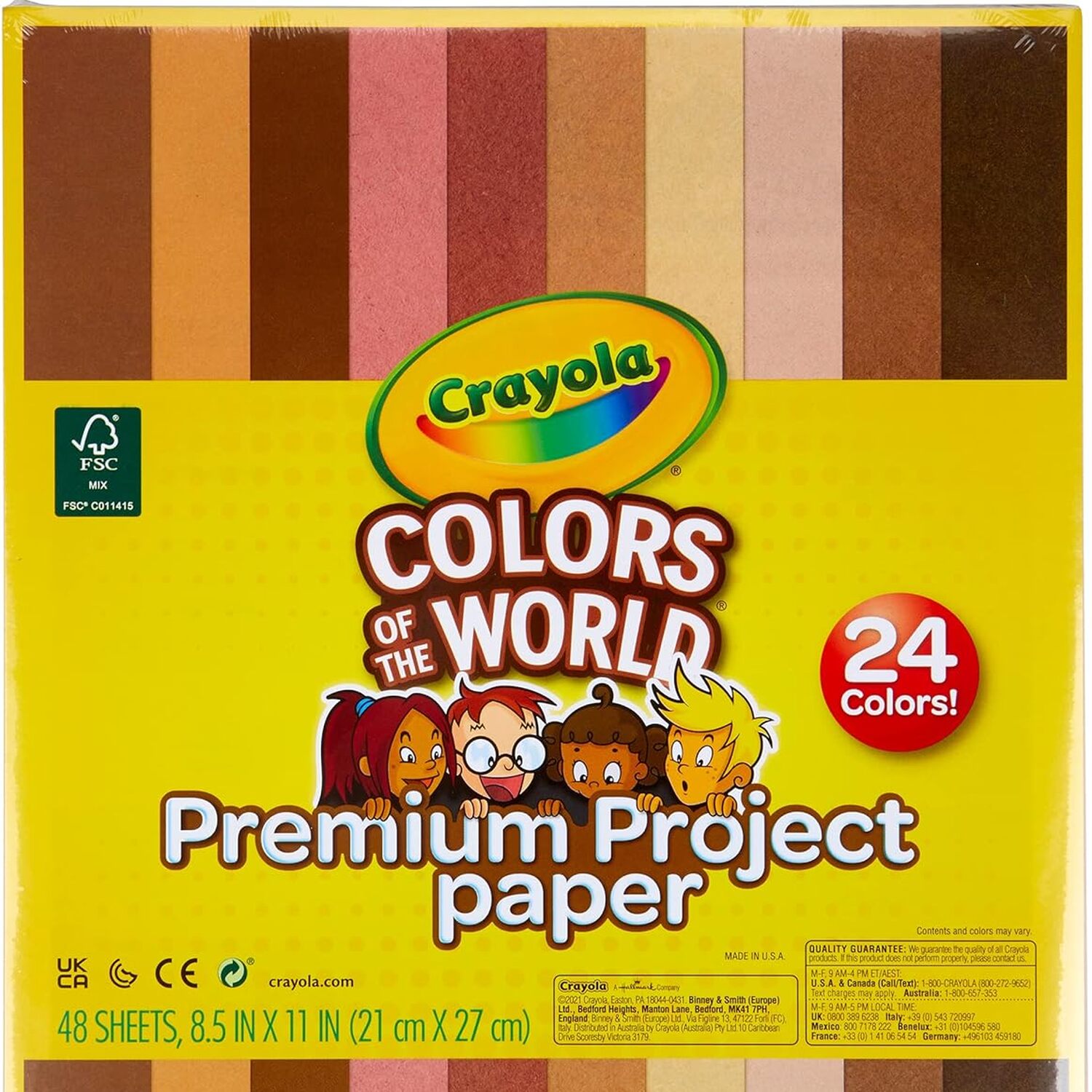 Crayola Construction Paper in Colours of The World